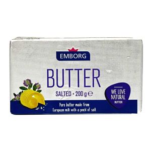 emborg butter salted 200g