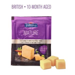 Emborg mature cheddar 200g